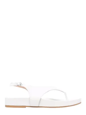 STUART WEITZMAN Summer Thong Sandals - White