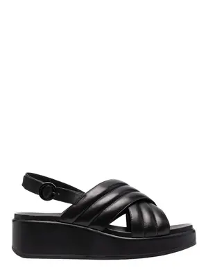 Camper Misia Leather Sandals - Black