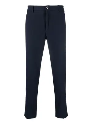 INCOTEX Straight-Leg Cotton Trousers