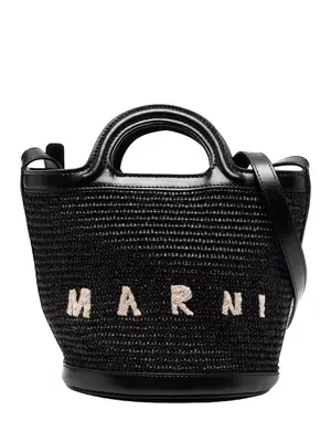 Marni Small Tropicalia Bucket Bag - Black