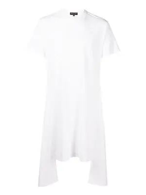 Comme Des Garçons Asymmetric Oversized T-shirt - White
