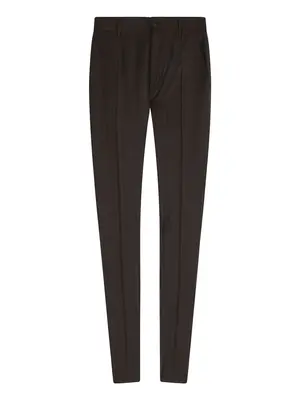 Dolce & Gabbana Pinstriped Tailored Trousers - Black
