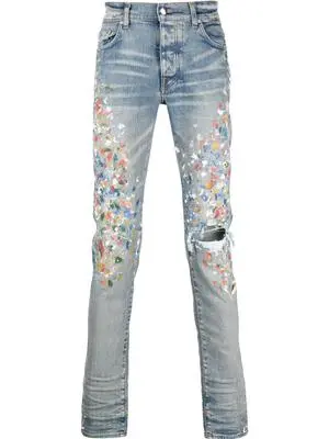 Amiri Painter Super-skinny Jeans - Blue