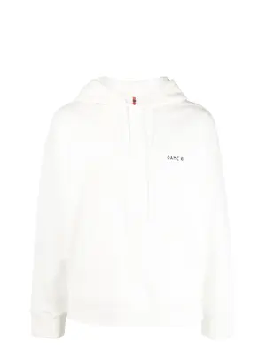 OAMC Abstract-print Hoodie - White