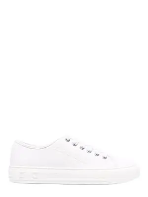 FERRAGAMO Embossed-logo Low-top Sneakers - White