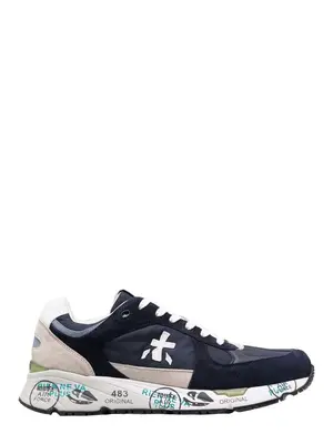 Premiata Mase Panelled Sneakers - Blue