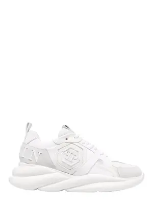 Philipp Plein Chunky Hurricane Runner Sneakers - White