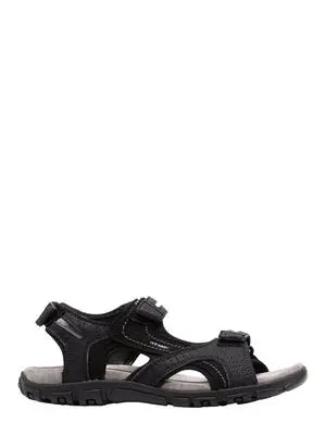 Geox Strada Double-strap Sandals - Black