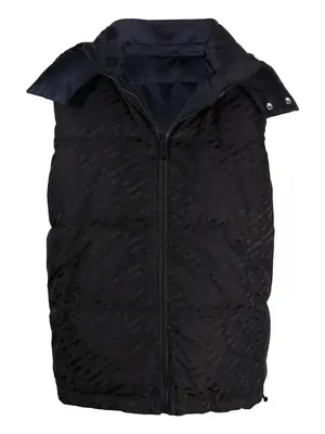 Versace Sleeveless Padded Gilet - Black