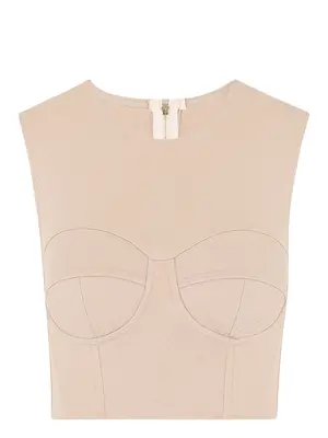DOLCE & GABBANA Dolce & Gabbana Sleeveless Corset Top