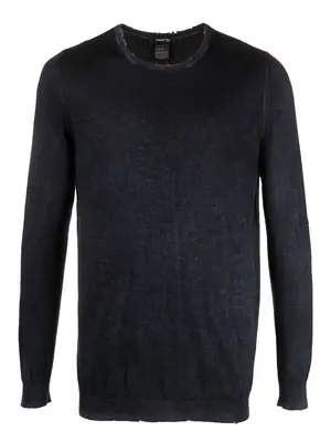 Avant Toi Round Neck Jumper - Blue