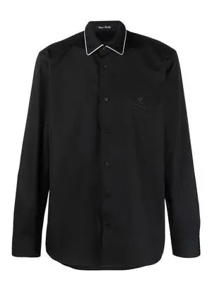 Philipp Plein Logo Button-down Shirt - Black