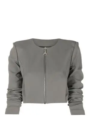 PATRIZIA PEPE Cropped Zip-Up Jacket