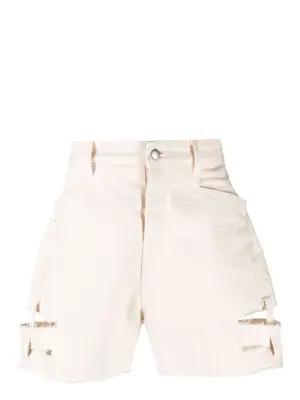RICK OWENS Rick Owens Distressed Cut-Off Shorts