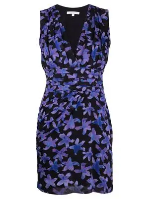 Patrizia Pepe Graphic-print Minidress - Black