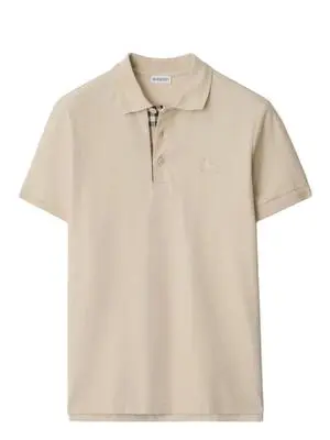 Burberry Cotton Polo Shirt - Clam Beige