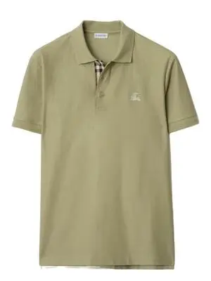 Burberry Cotton Polo Shirt Glade Green