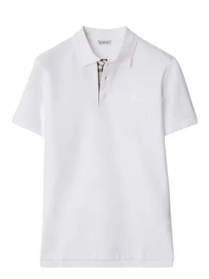 Burberry Cotton Polo Shirt White