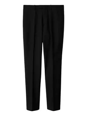 Burberry Wool Tailored Trousers - Black