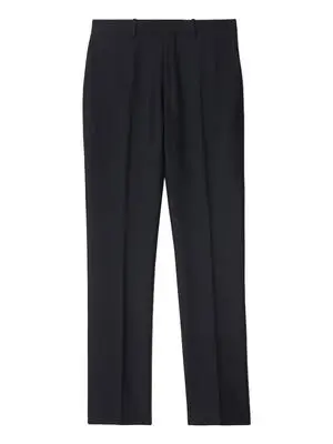 Burberry Wool Tailored Trousers - Navy