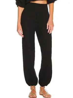 BOBI Relaxed Fit Cotton Gauze Pant