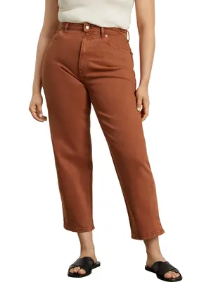 Everlane Way-High Hourglass Jean Archroma Rich Earth