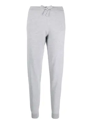PAULA Tapered-leg Cashmere Trousers - Grey
