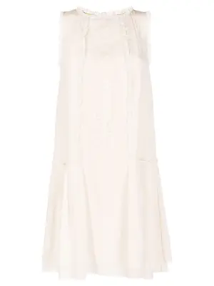 SHIATZY CHEN SHIATZY CHEN Silk Lace Panelled Dress