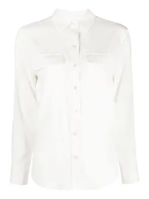 PAULA PAULA Stretch-Silk Shirt