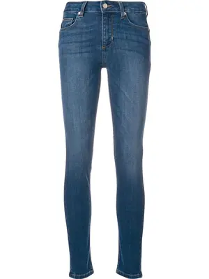 Liu Jo Faded Slim Fit Jeans - Blue