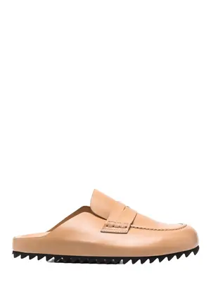 Officine Creative Round-toe Mules - Neutrals
