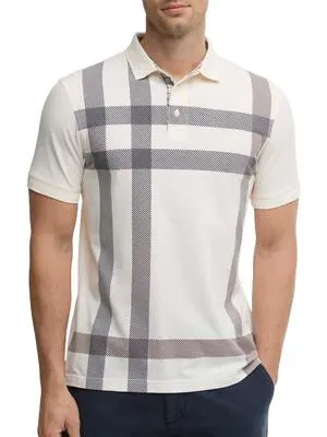 Barbour Blaine Tartan Polo - Whisper White