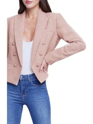 L'Agence Brooke Double Breasted Blazer - Praline