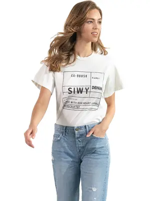 SIWY Melinda Nature Note T-shirt - Natural
