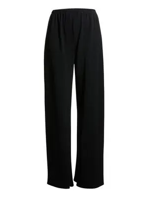 THE ROW THE ROW Gala Wide-Leg Crepe Pants Black