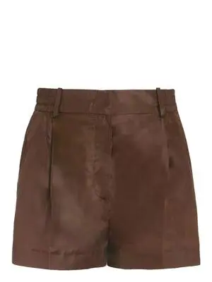 Valentino Garavani Pressed-crease Tailored Shorts - Brown