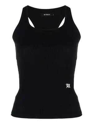 MISBHV Ribbed-knit Tank Top - Black