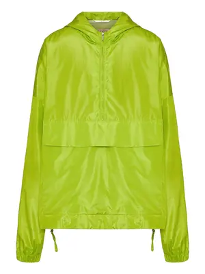 Valentino Garavani Long-sleeve Hooded Coat - Green