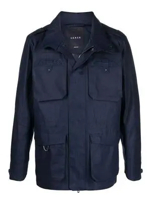 Sease Endurance Linen Field Jacket - Blue