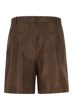Valentino Garavani Pressed-crease Tailored Shorts - Brown