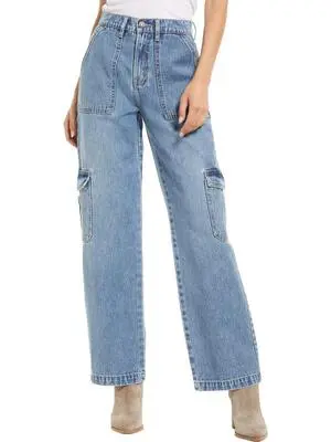 HIDDEN JEANS HIDDEN JEANS Cargo Pocket Straight Leg Jeans