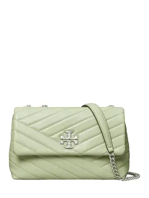 Tory Burch Tory Burch Kira Chevron Small Convertible Shoulder Bag Basil