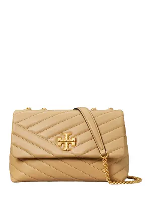 Tory Burch Tory Burch Kira Chevron Small Convertible Shoulder Bag Desert Dune