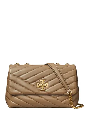 Tory Burch Tory Burch Kira Chevron Small Convertible Shoulder Bag Sand