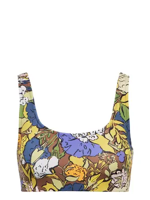 Tory Burch Floral Sports Bra - Multicoloured