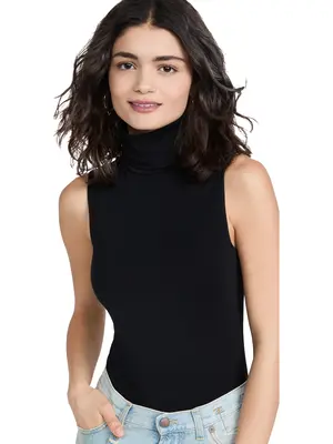 Wolford Wolford Viscose Thong Bodysuit Black