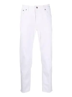 DONDUP Mid-rise Slim-fit Jeans - White
