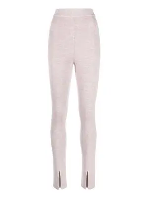 Magda Butrym Knitted Flared Leggings - Neutrals