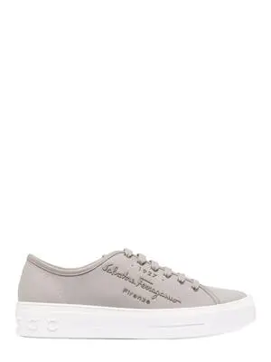 FERRAGAMO Mediterr Low-top Sneakers - Grey