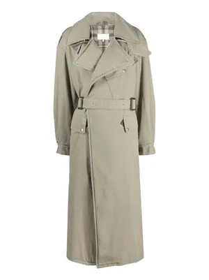 MAISON MARGIELA Deconstructed Trench Coat - Green